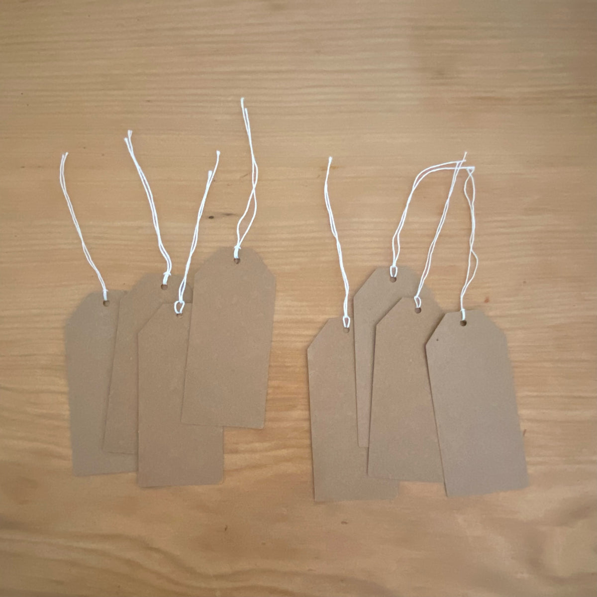 Gift Tags, set of 8 - Brown (Kraft) – Textile & Twig