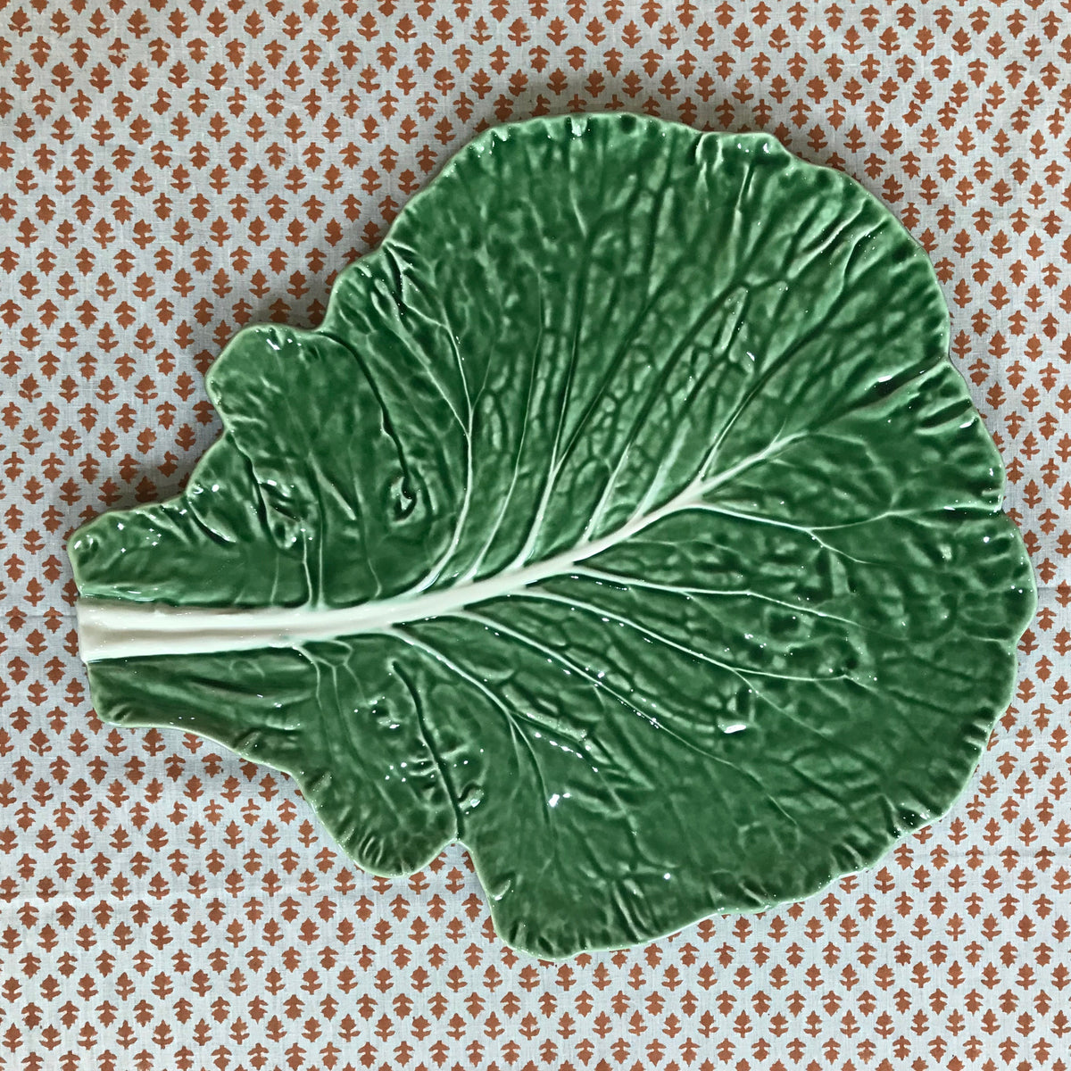 Cabbage Ware - Leaf Shaped Cheese Platter – Textile & Twig